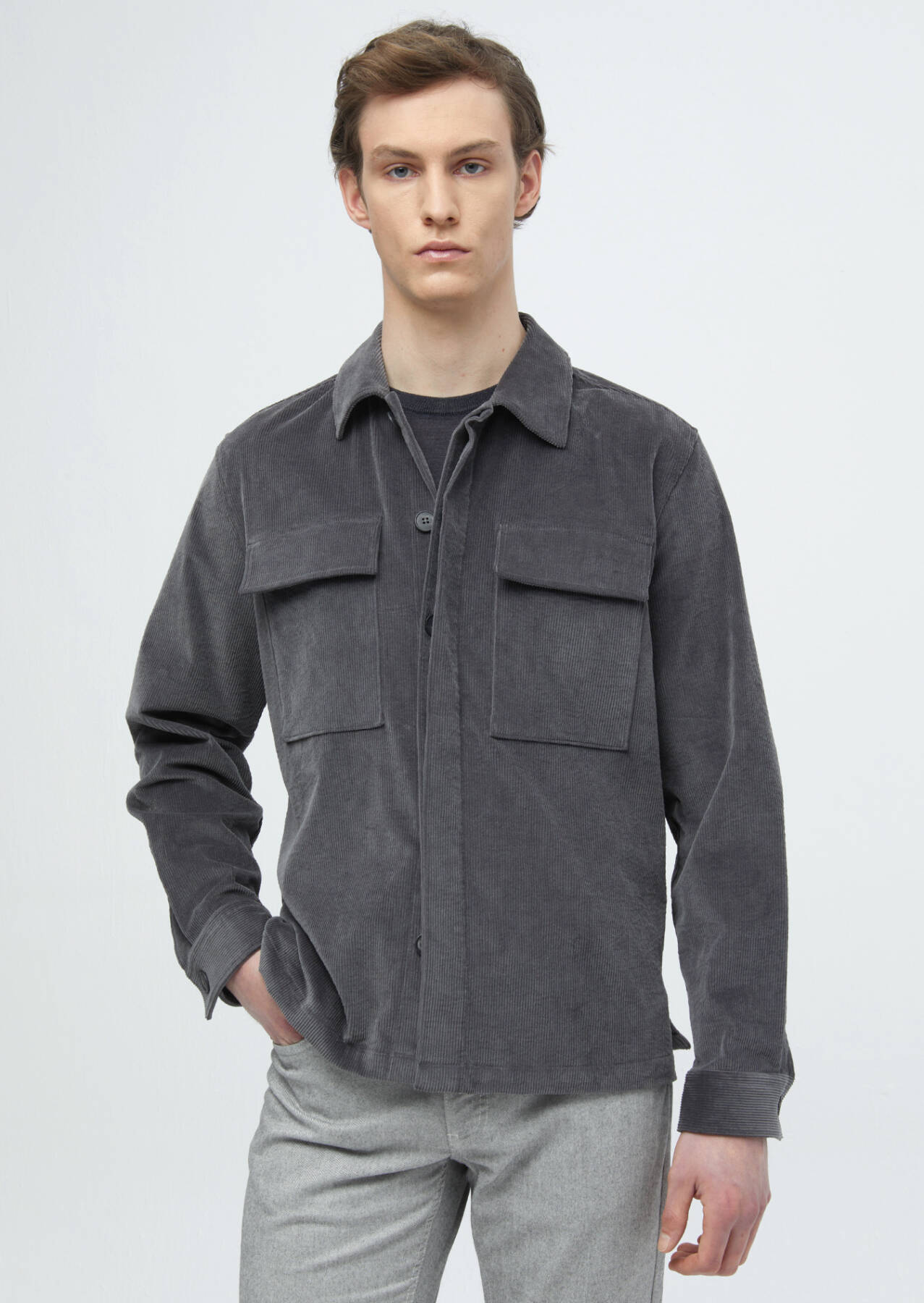 Dark Grey Overshirt