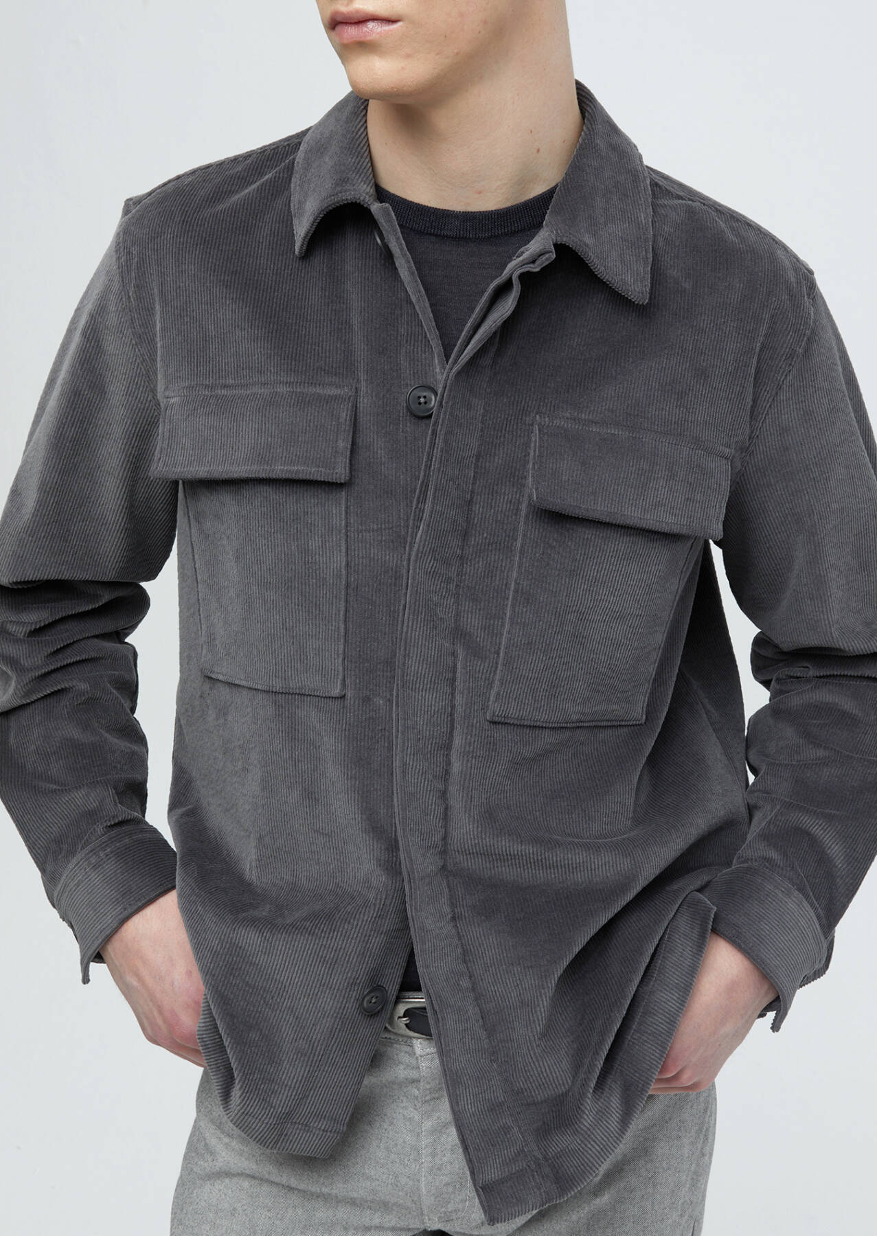 Dark Grey Overshirt